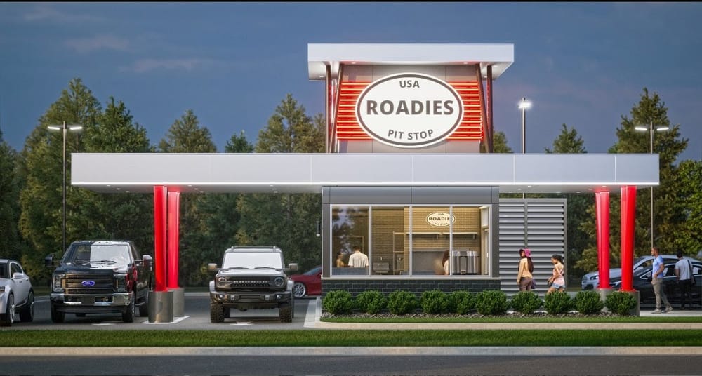 Roadies Pit Stop Opening First Location in Founder's Square